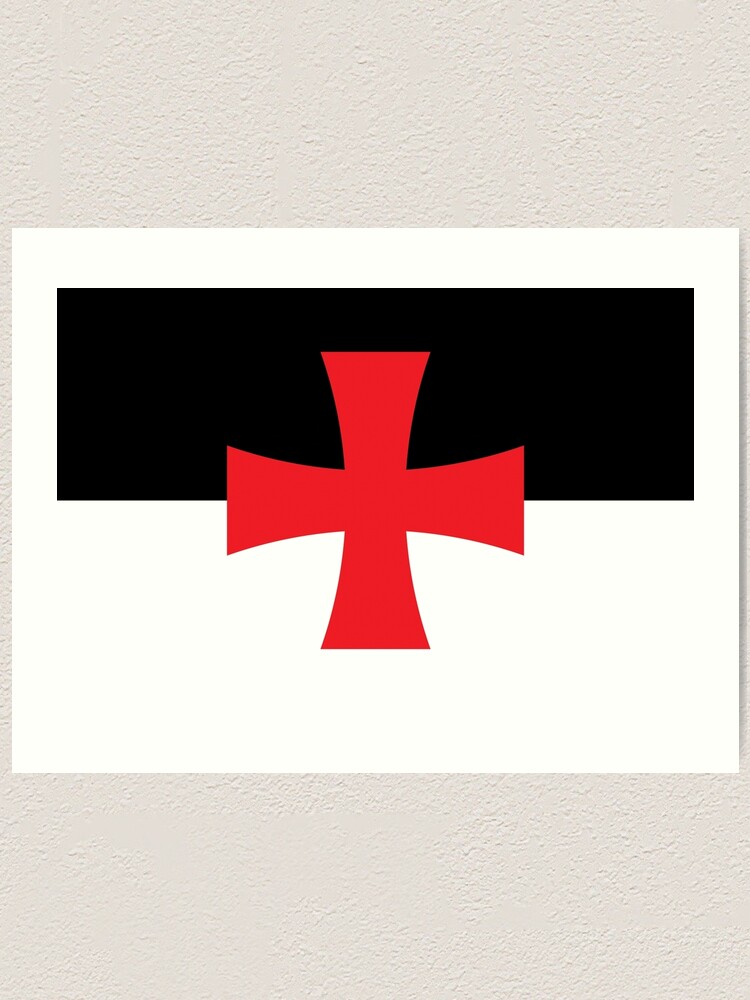 "Knights Templar Flag" Art Print for Sale by Bruiserstang | Redbubble