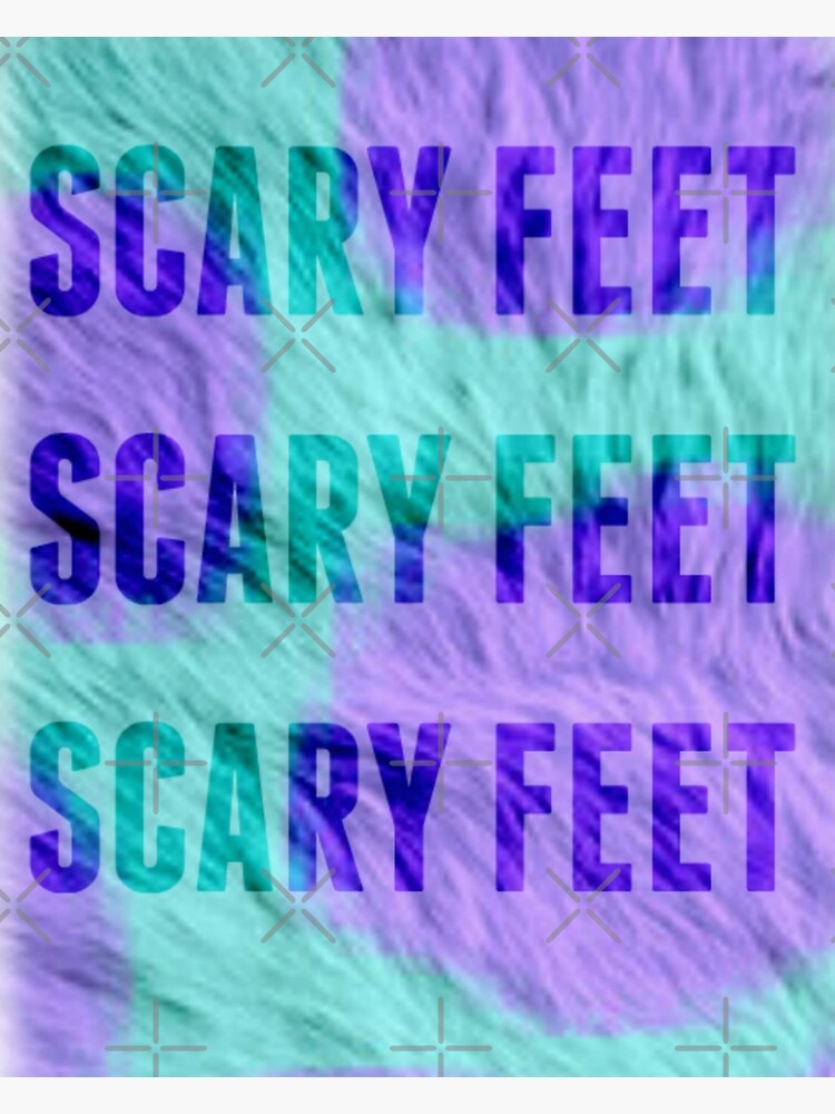 "Monsters Inc. "Scary Feet"" Art Print by madifish | Redbubble