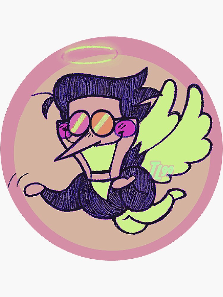 "Angel Spamton" Sticker by BlueLemonade99 | Redbubble