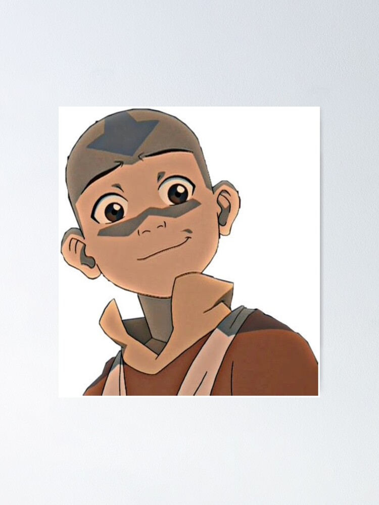 "Aang Smiling ~ Avatar The Last Airebender" Poster for Sale by lotr-fan ...