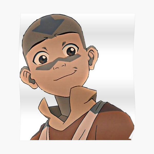 "Aang Smiling ~ Avatar The Last Airebender" Poster for Sale by lotr-fan ...