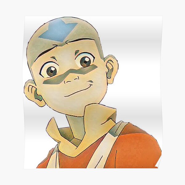 "Aang Smiling ~ Avatar The Last Airbender" Poster for Sale by lotr-fan ...