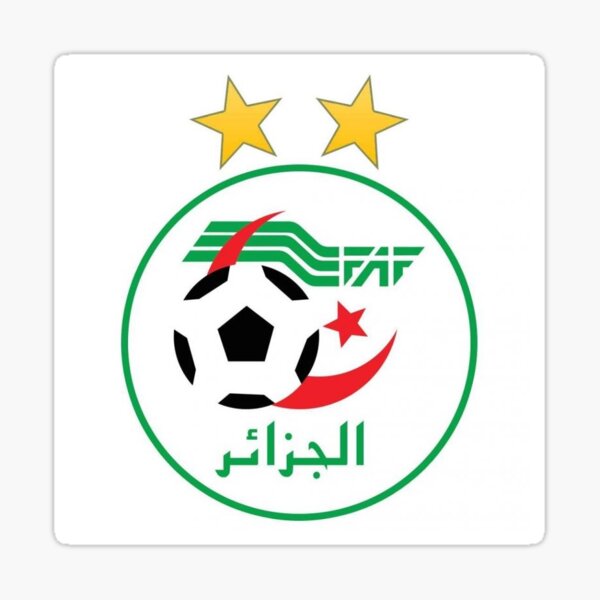 "Algeria national team logo" Sticker by Realdeel | Redbubble