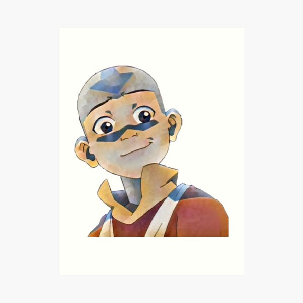 "Aang Smiling ~ Avatar The Last Airbender" Art Print for Sale by lotr ...
