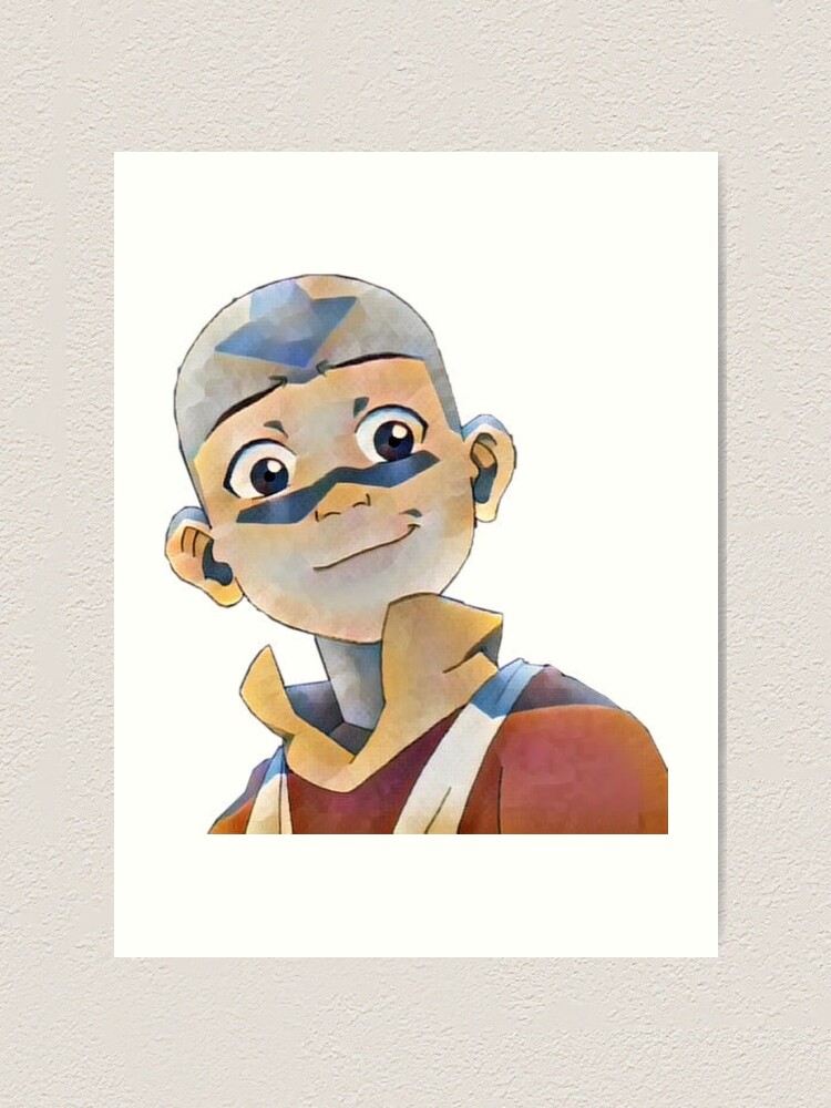 "Aang Smiling ~ Avatar The Last Airbender" Art Print for Sale by lotr ...