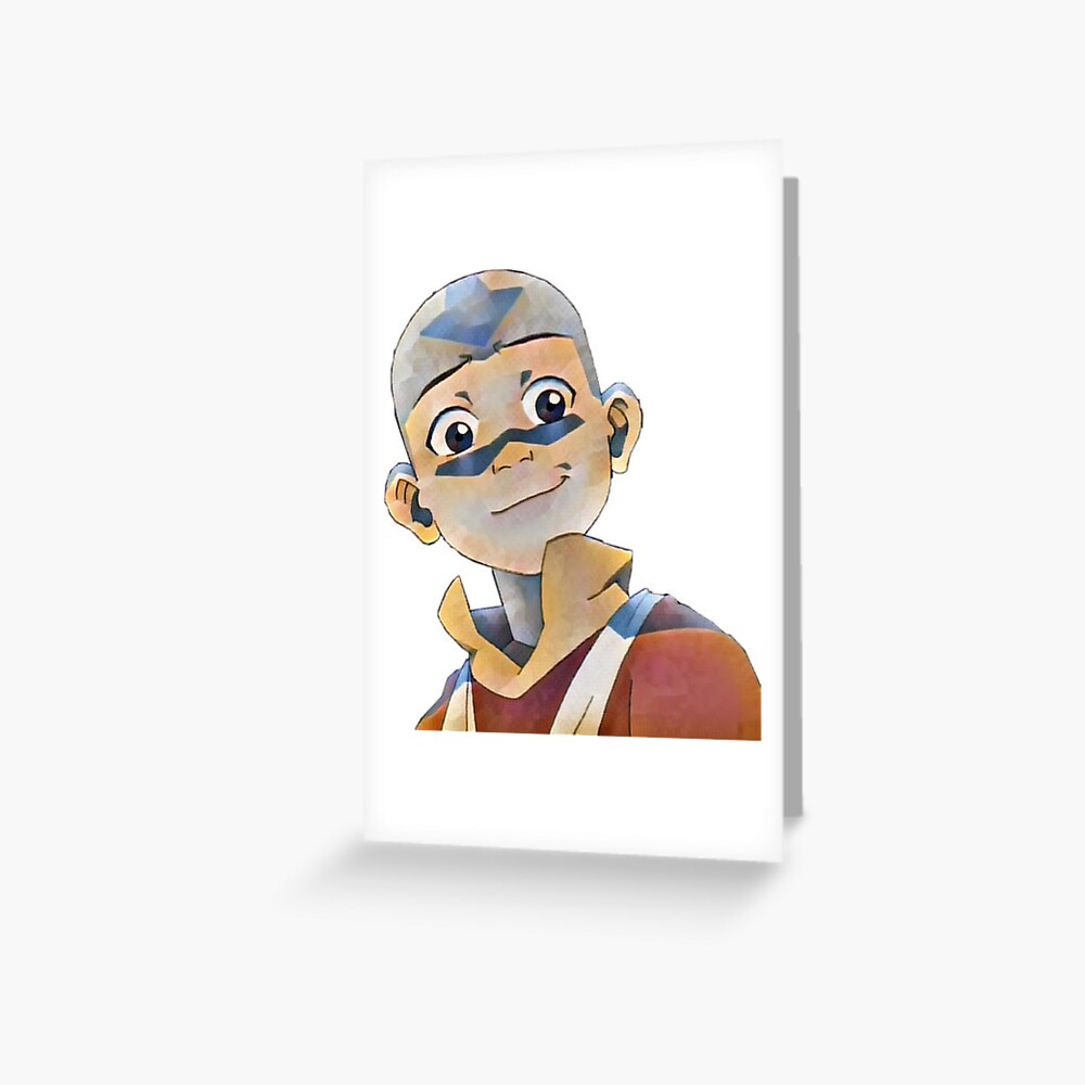 "Aang Smiling ~ Avatar The Last Airbender" Greeting Card by lotr-fan ...