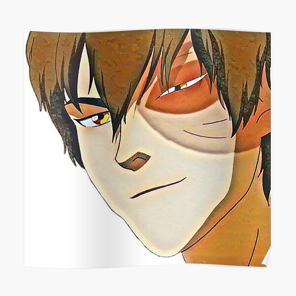 "Zuko Smiling ~ Avatar the Last Airbender" Poster by lotr-fan | Redbubble