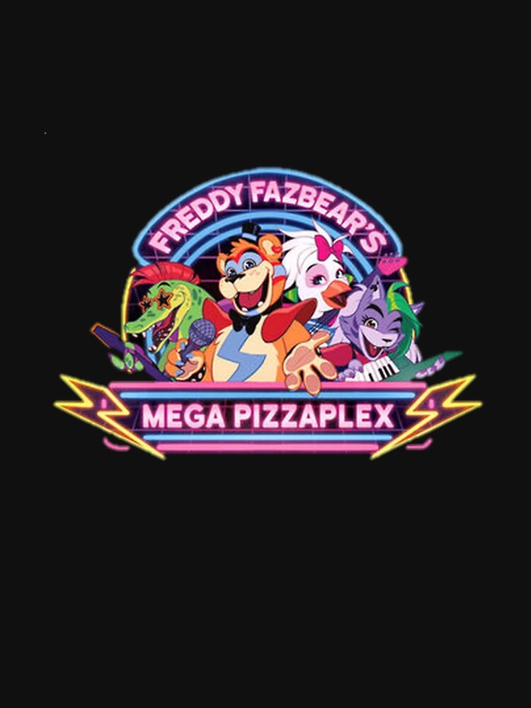 "Freddy Fazbear’s Mega Pizzaplex" T-shirt by simulatdopamine ...