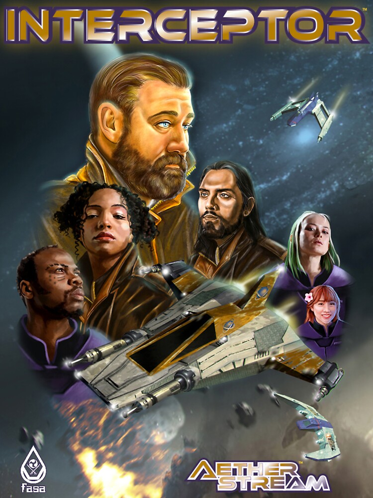 "Aetherstream Interceptor" Sticker for Sale by dcleyne | Redbubble