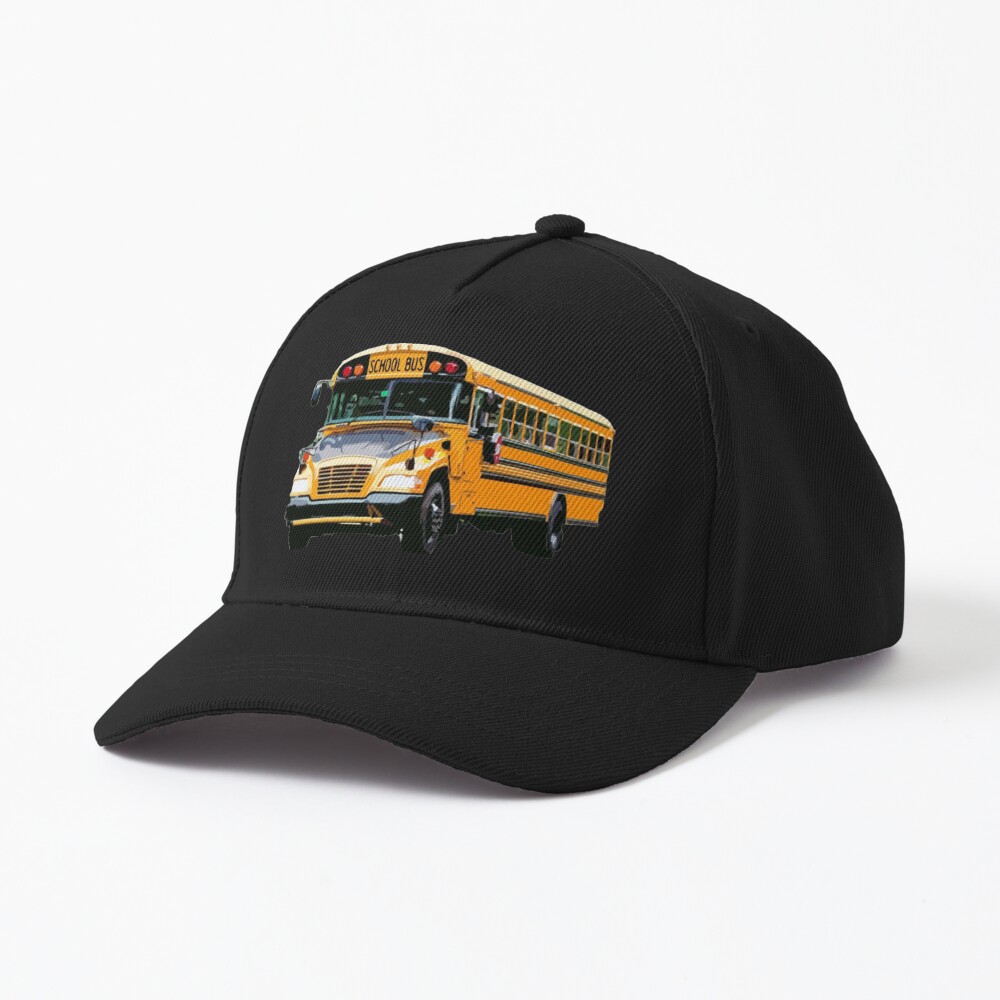 "School buses." Poster by Karine Dupras | Redbubble