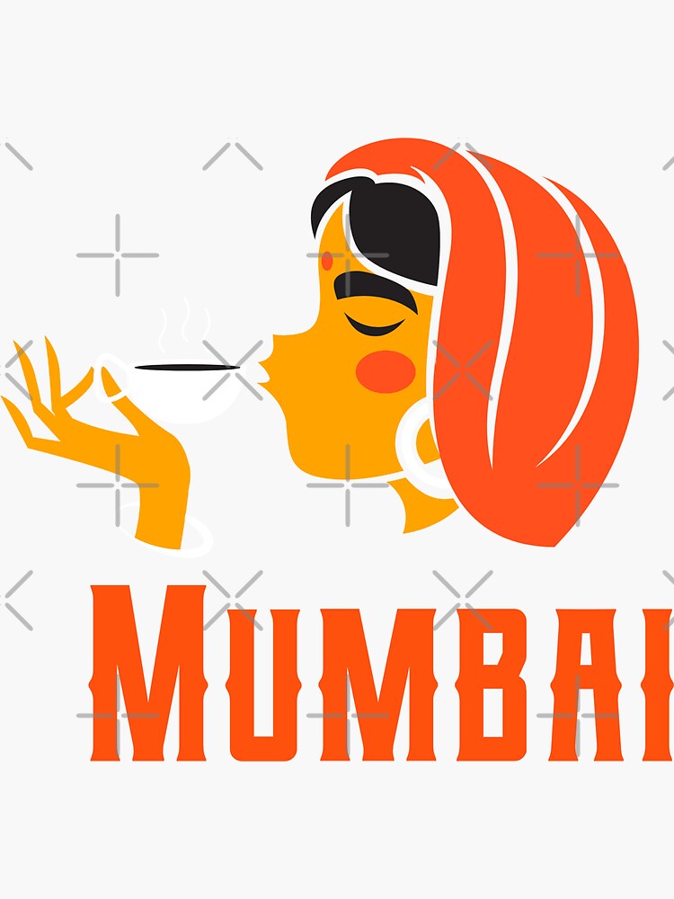 "A Mumbai Gift Idea, Mumbai cartoon, Mumbai art, Mumbai 2022" Sticker ...