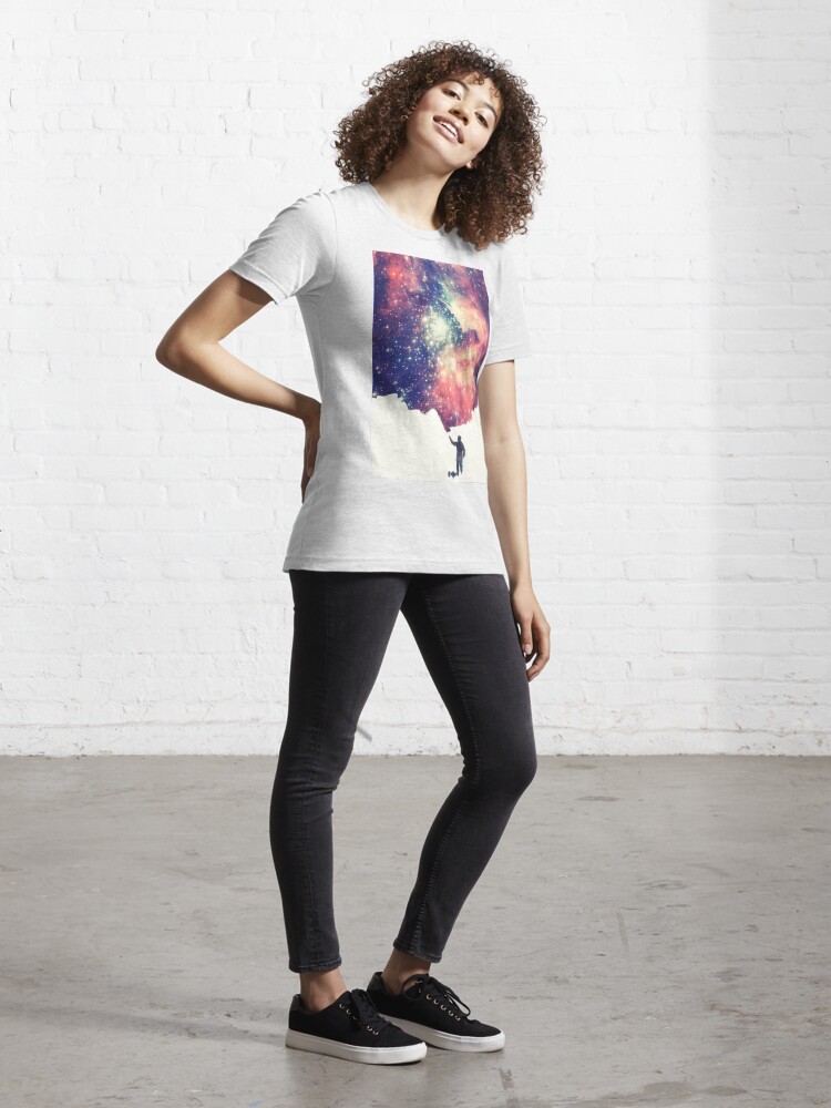 "Painting the universe (Colorful Negative Space Art)" T-shirt for Sale ...