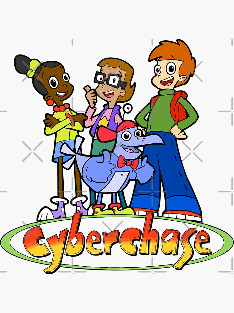 Pegatina «Logotipo de Cyberchase» de artofbridget | Redbubble