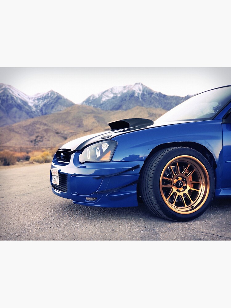 "Subie Gold Wheel" Sticker for Sale by EMAuto | Redbubble