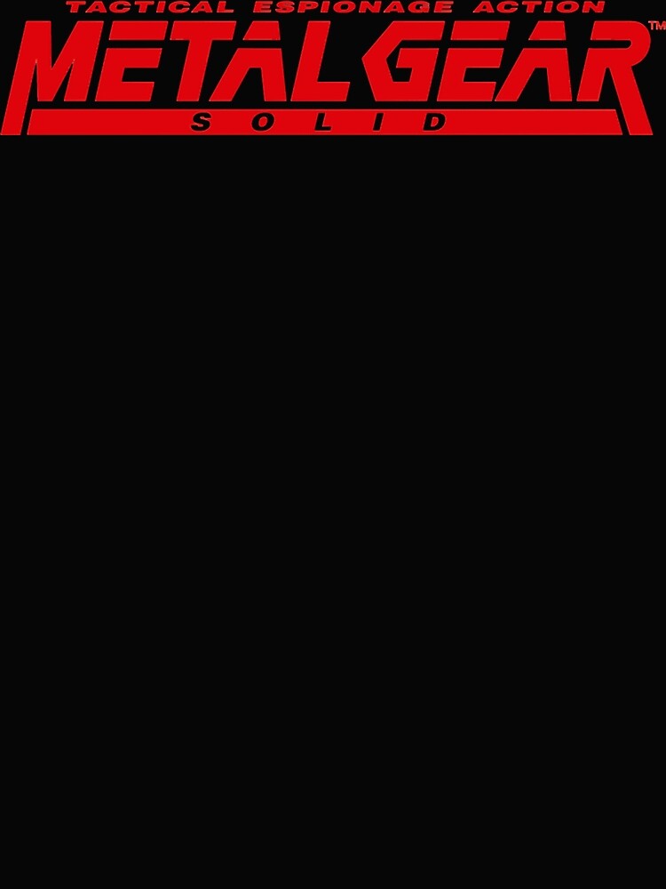 "metal gear solid logo" Poster by KevinBeale | Redbubble
