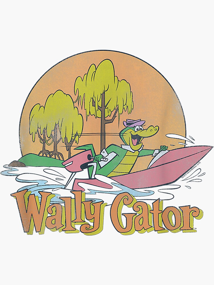 "Wally Gator Speedboat" Sticker for Sale by seexmore | Redbubble