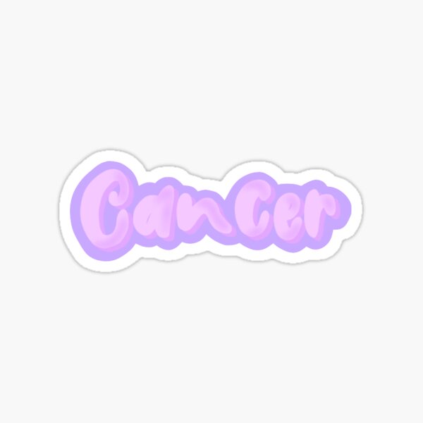 "Cancer Zodiac Aesthetic Sticker" Sticker by lilykaylea | Redbubble