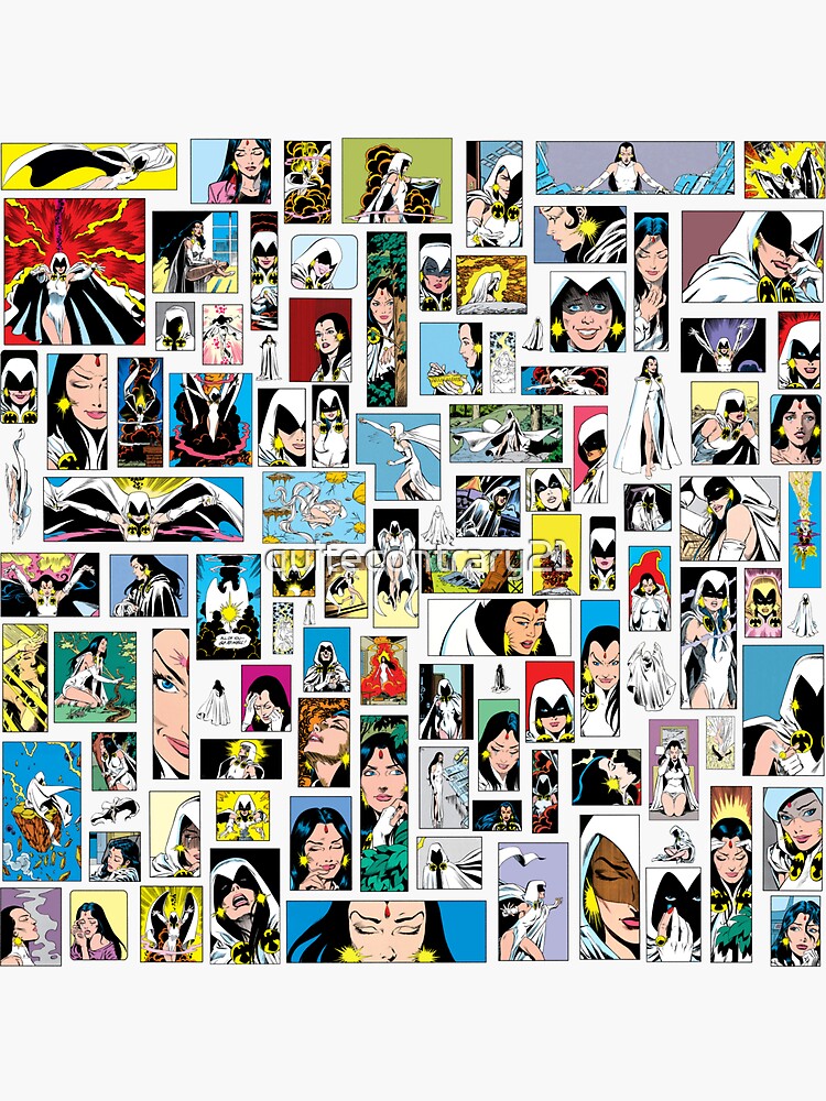 "raven collage" Sticker by quitecontrary21 | Redbubble