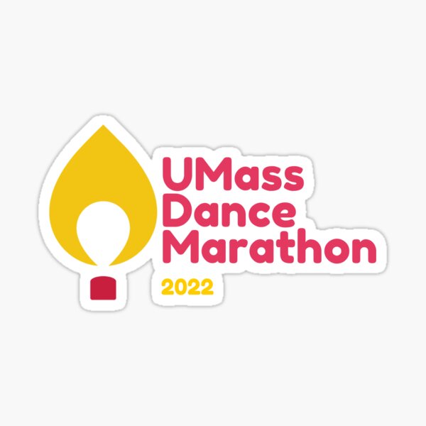 "UMass Dance Marathon 2022 logo" Sticker for Sale by UMDM | Redbubble