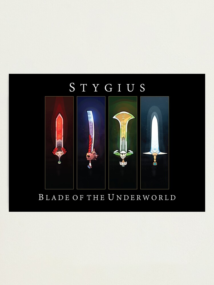 "Hades (Game) - Stygius, Blade of the Underworld" Photographic Print ...