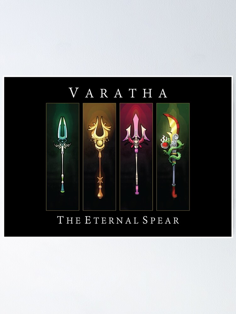 "Hades (Game) - Varatha, The Eternal Spear" Poster by PonchTheOwl ...