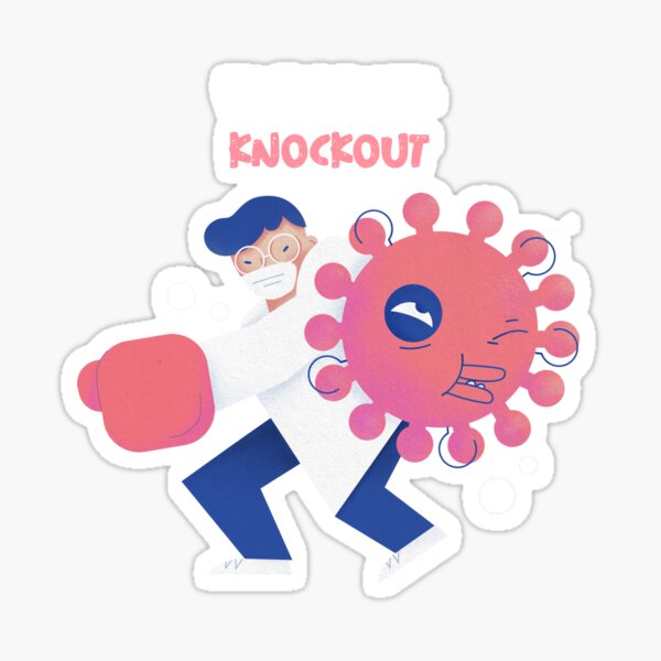 "You're a knockout" Sticker by SarcasticRow | Redbubble