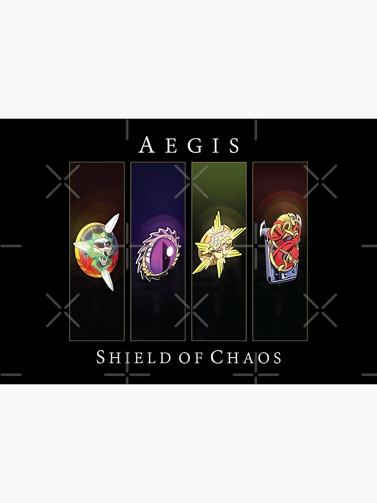 "Hades (Game) - Aegis, Shield of Chaos" Poster for Sale by PonchTheOwl ...