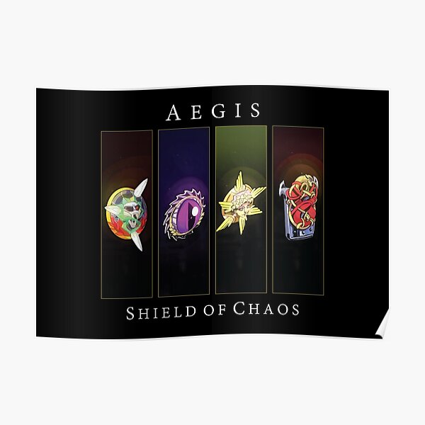 "Hades (Game) - Aegis, Shield of Chaos" Poster for Sale by PonchTheOwl ...