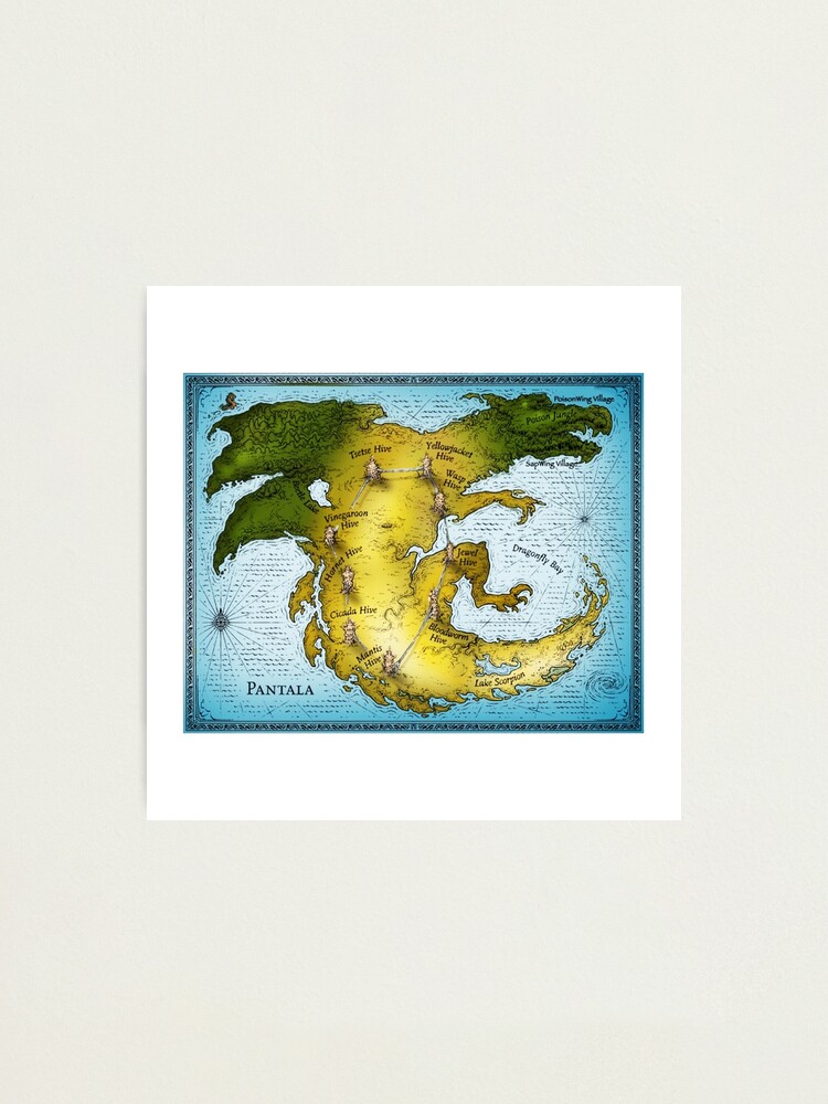 "WOF Maps Pantala poster" Photographic Print by GodVibesStore | Redbubble