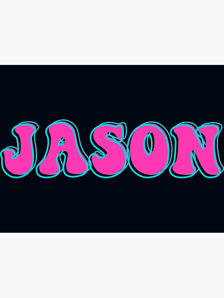 "JASON Cute Name Design JASON - Kawaii JASON Name" Poster by Custom ...