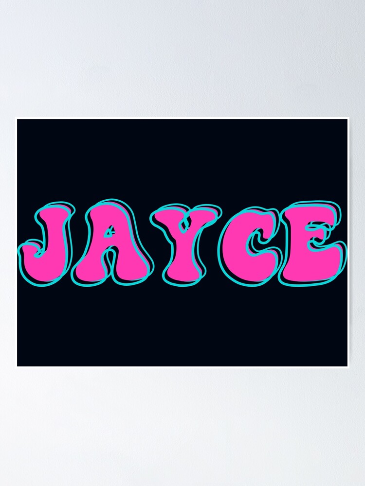 "JAYCE Cute Name Design JAYCE - Kawaii JAYCE Name" Poster by Custom ...