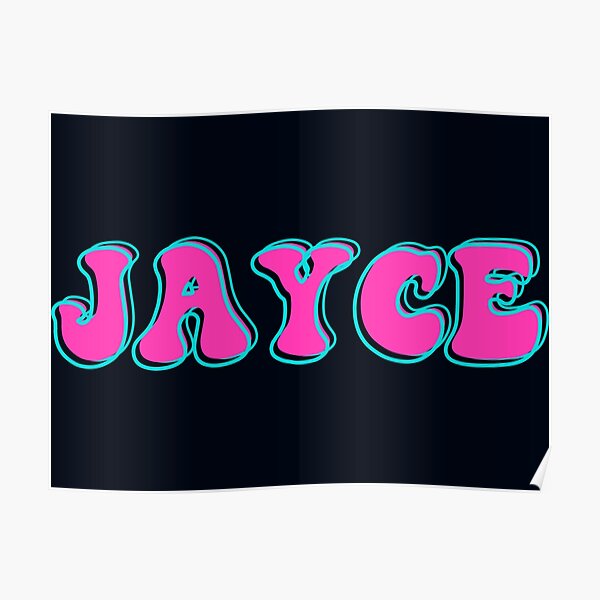 "JAYCE Cute Name Design JAYCE - Kawaii JAYCE Name" Poster by Custom ...