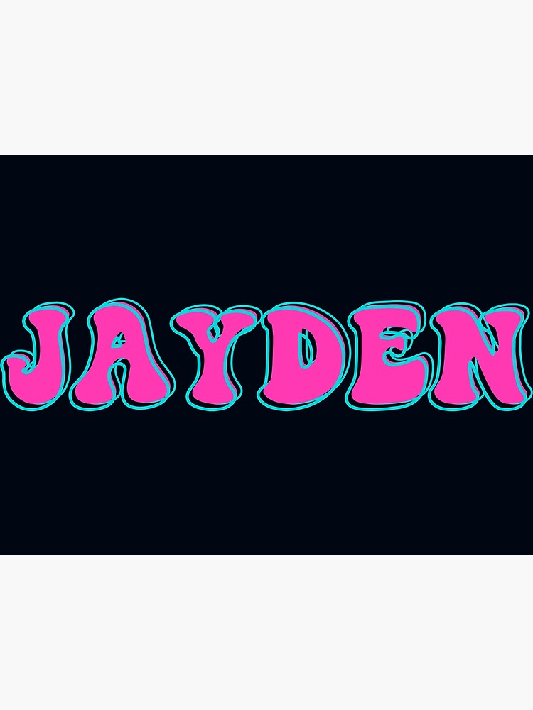 "JAYDEN Cute Name Design JAYDEN - Kawaii JAYDEN Name" Poster by Custom ...