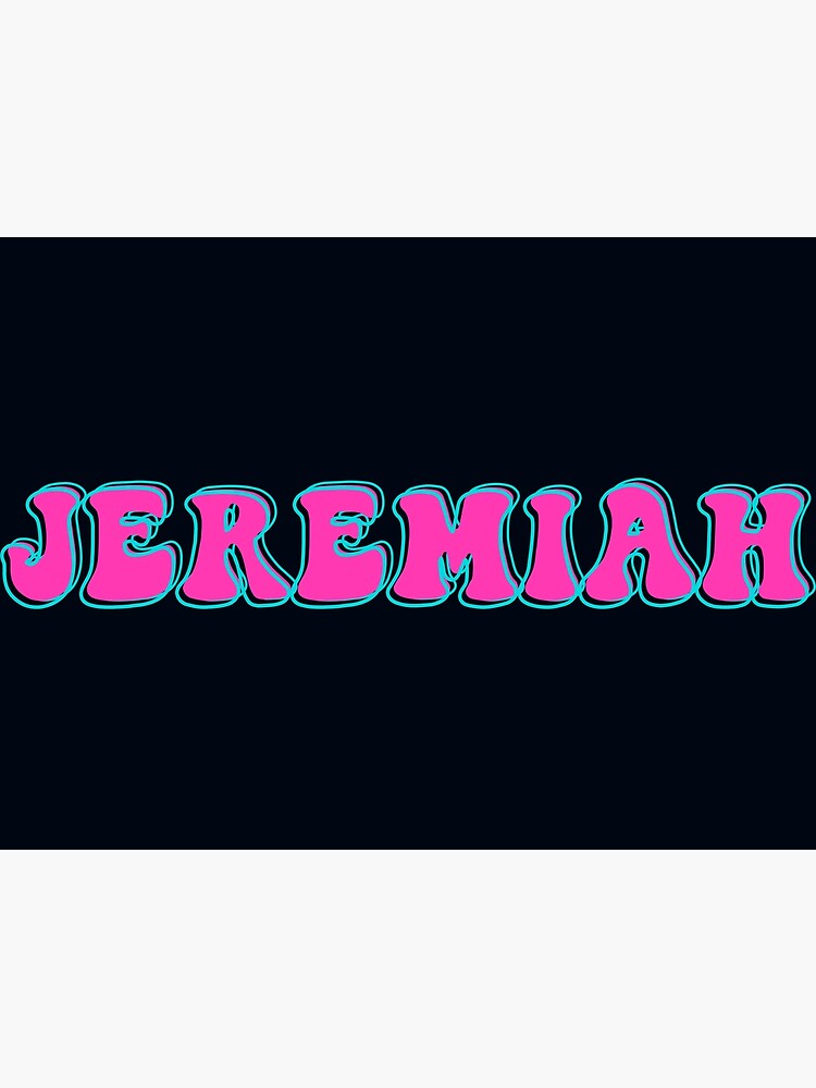 "JEREMIAH Cute Name Design JEREMIAH - Kawaii JEREMIAH Name" Art Print ...