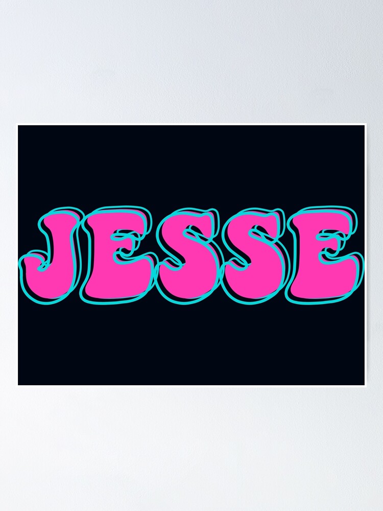 "JESSE Cute Name Design JESSE - Kawaii JESSE Name" Poster by Custom ...