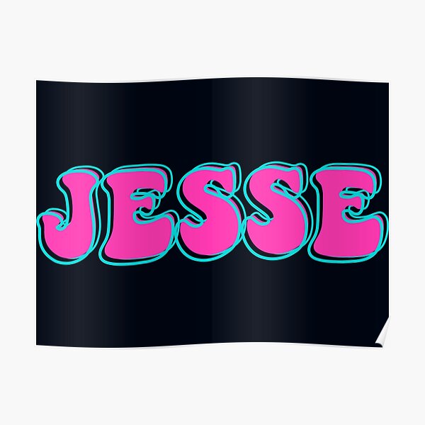 "JESSE Cute Name Design JESSE - Kawaii JESSE Name" Poster by Custom ...