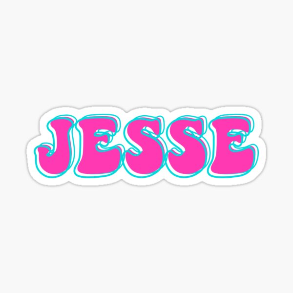 "JESSE Cute Name Design JESSE - Kawaii JESSE Name" Sticker by Custom ...