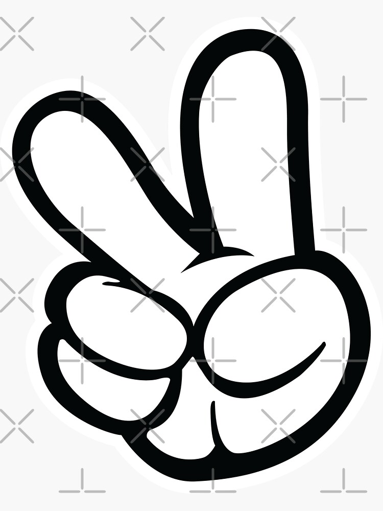 "JDM PEACE HAND" Sticker for Sale by JDMShop | Redbubble