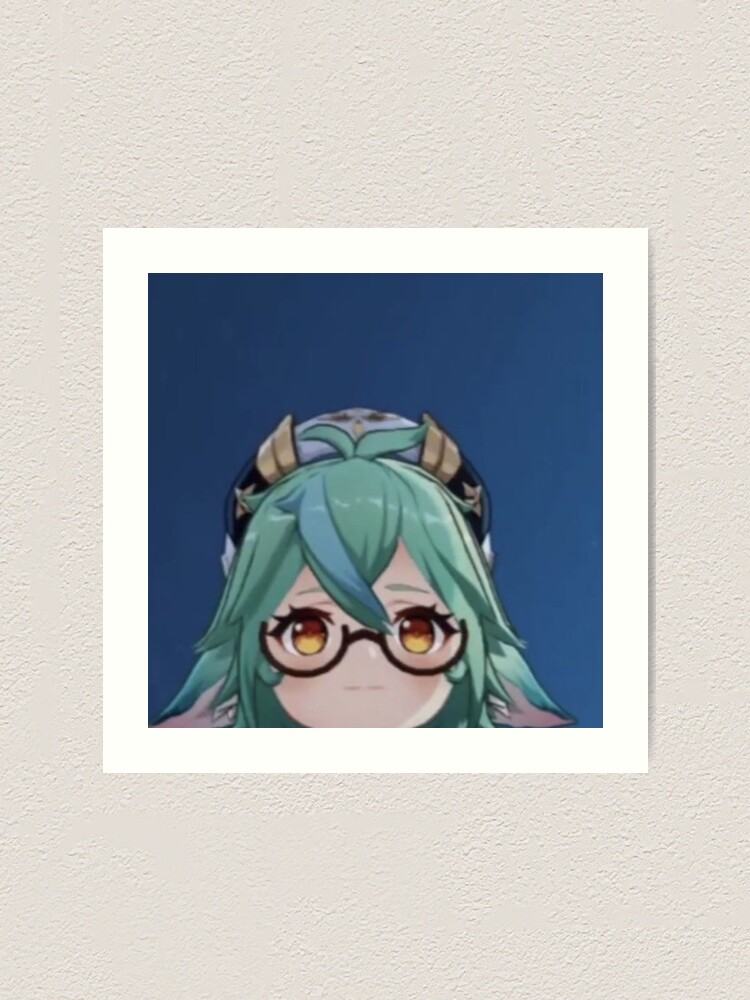 "Sucrose genshin impact cute" Art Print by yuennbunn | Redbubble