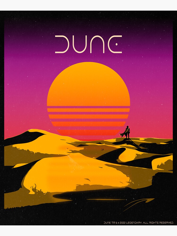 "Vintage Dune Poster" Sticker for Sale by EightLimb | Redbubble