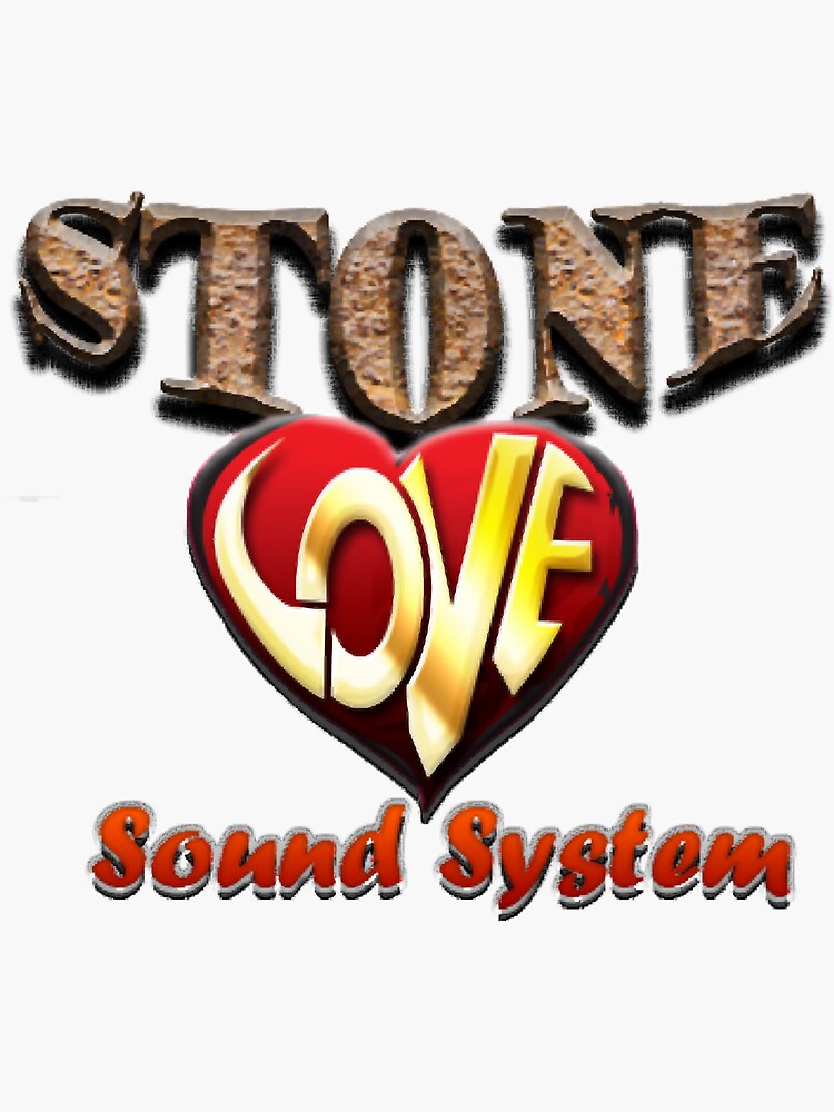 "Stone Love Sound System Jugglin Jamaican Reggae Dancehall" Sticker for ...