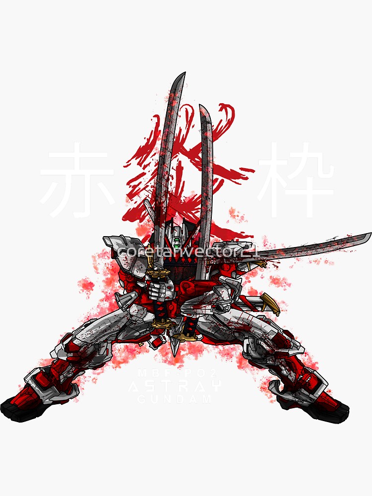 "Astray Red Frame" Sticker for Sale by coretanvector21 | Redbubble