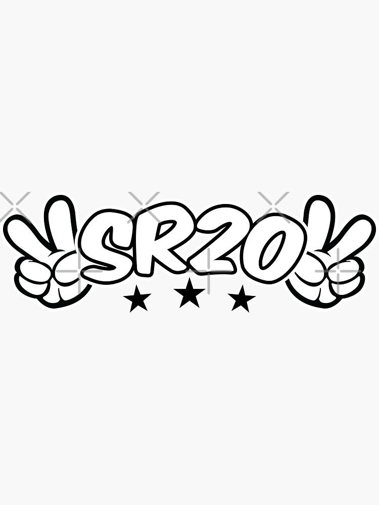 "JDM SR20 NISSAN" Sticker for Sale by JDMShop | Redbubble