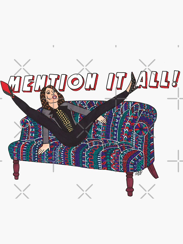 "Funny Gift for Rhony - Bethenny Frankel Graphic For Fans" Sticker for ...