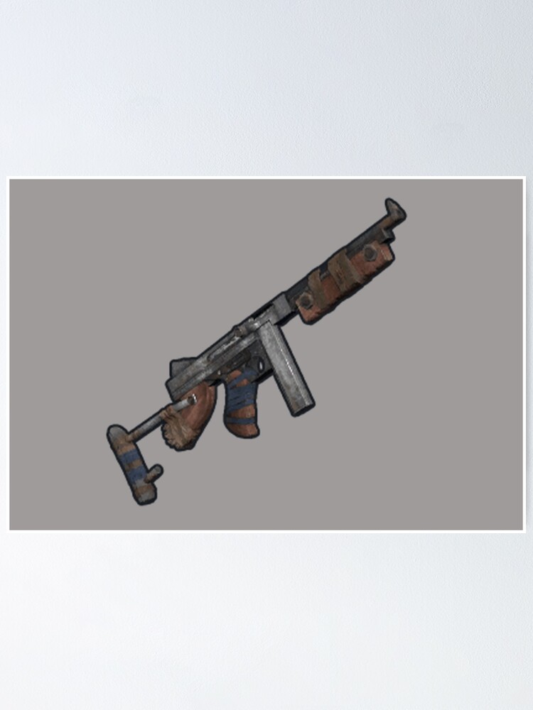 "Thompson Weapon Rust Game" Poster for Sale by LittlePeepo | Redbubble