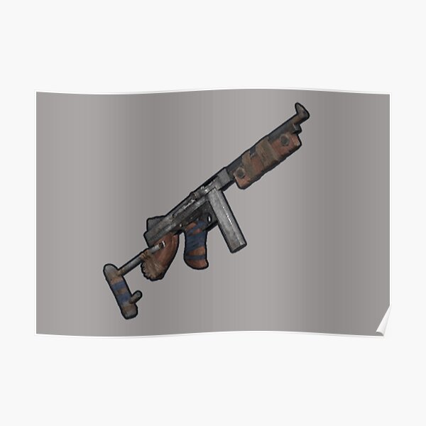 "Thompson Weapon Rust Game" Poster for Sale by LittlePeepo | Redbubble