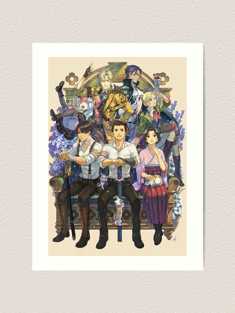 "The Great Ace Attorney 20th Anniversary Special Poster" Art Print by ...