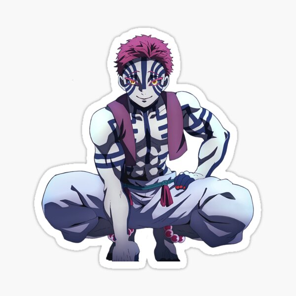 "Demon slayer akaza" Sticker by camilavg | Redbubble