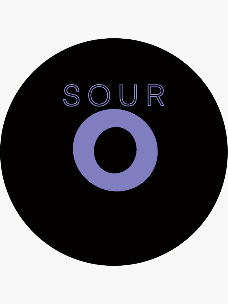 Pegatina «Sour Vinilo Olivia Rodrigo» de isabella-kate | Redbubble