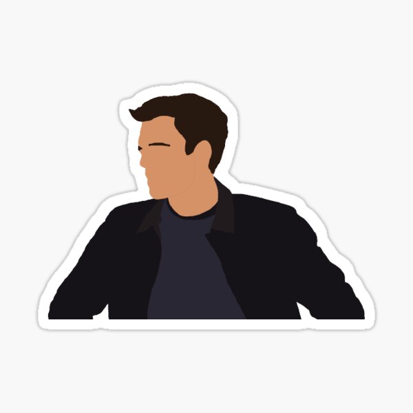 "Bucky " Sticker for Sale by samgkaplan | Redbubble